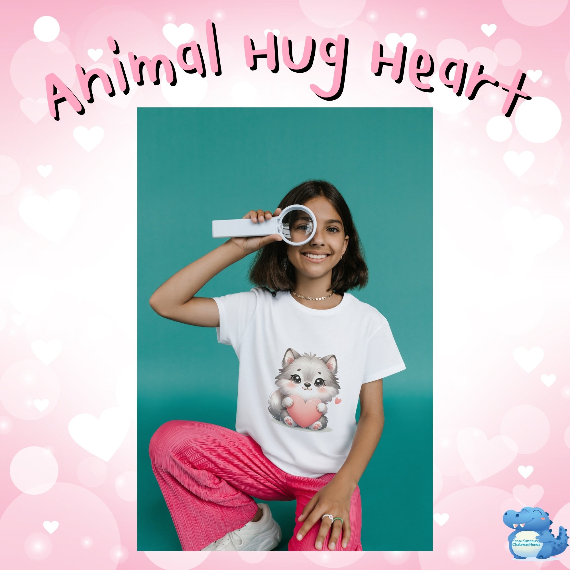 Cute Animal Hugging Heart Valentine Clipart, 41 High-quality Images ...