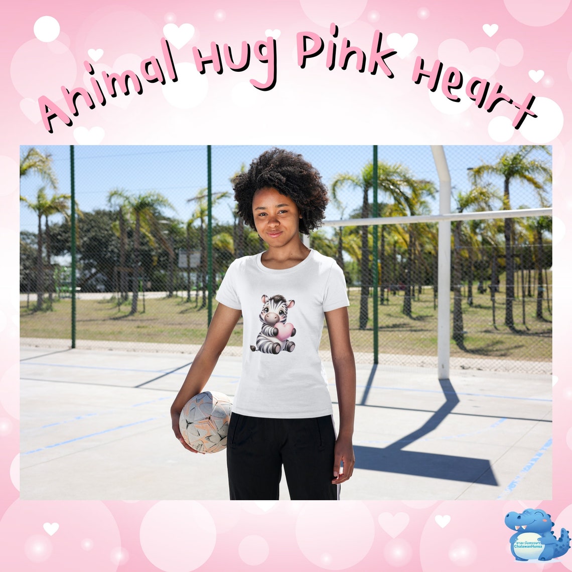 Cute Animal Hugging Pink Heart Valentine Clipart, 27 High-quality ...