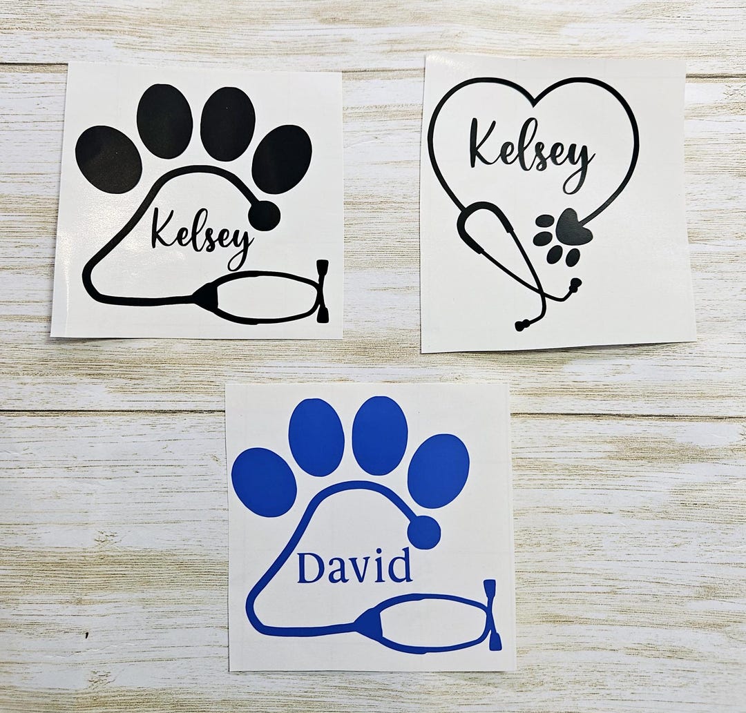 Vet Tech Decals | Veterinary Decals | Veterinarian Decal | Veterinary ...