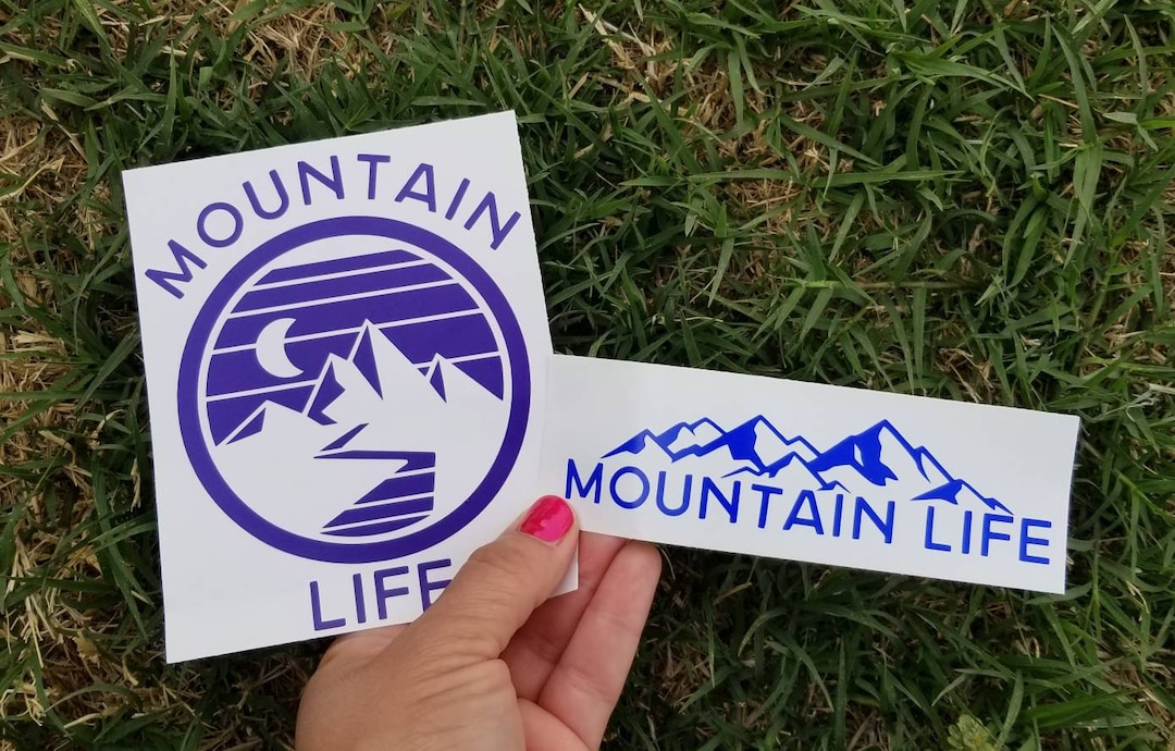 Mountain Life Decal |sticker | Bumper Sticker | Colorado | California ...