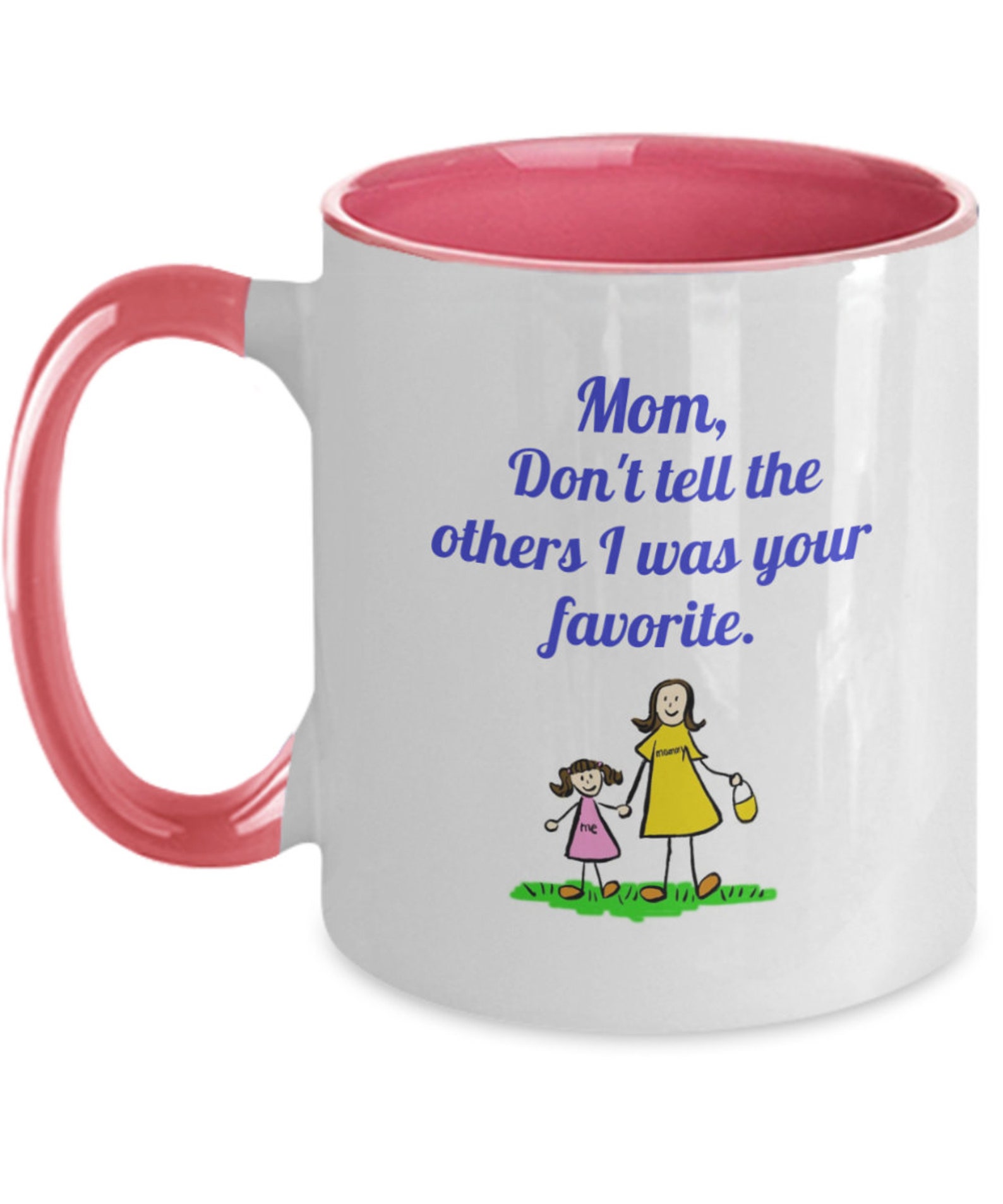 DAUGHTER COFFEE CUP - Mom Favorite Daughter Coffee Mug - Funny Daughter ...