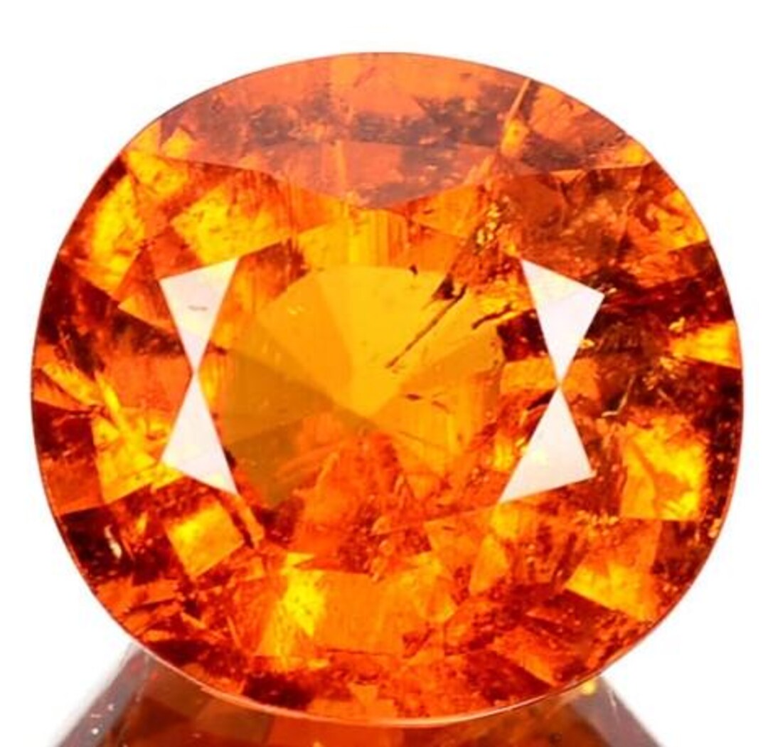 4.21 Cts Unheated Natural Mandarin Orange Spessartite Garnet Gem - Etsy
