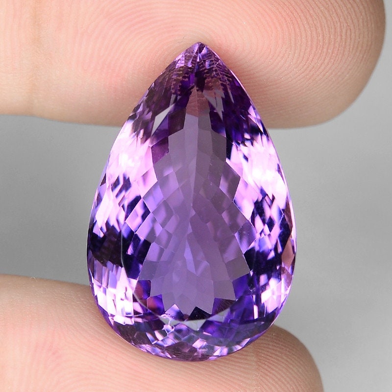 21.80 Cts Amazing Rare Natural Purple Amethyst Loose Gemstone - Etsy ...