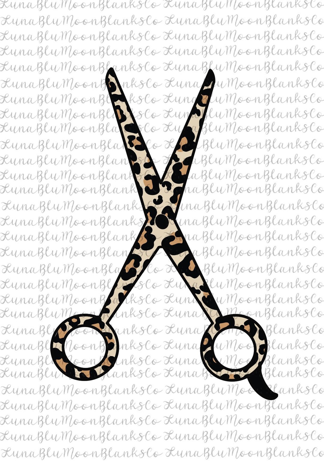Digital Png File-leopard Scissors Sublimation Design- INSTANT DOWNLOAD ...