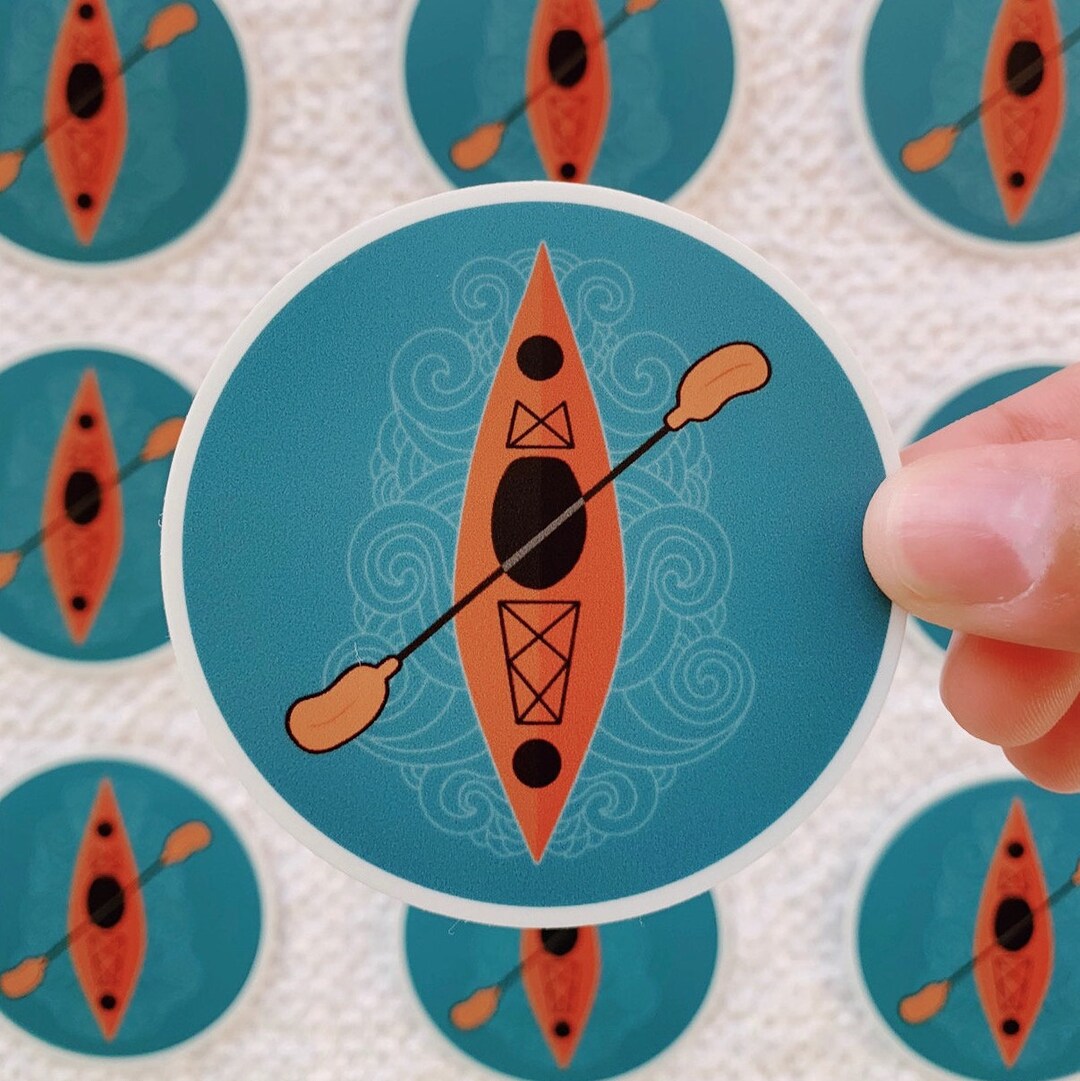 Kayak Sticker - Etsy