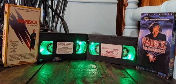 Warlock and Warlock: the Armageddon VHS Lamps - Etsy