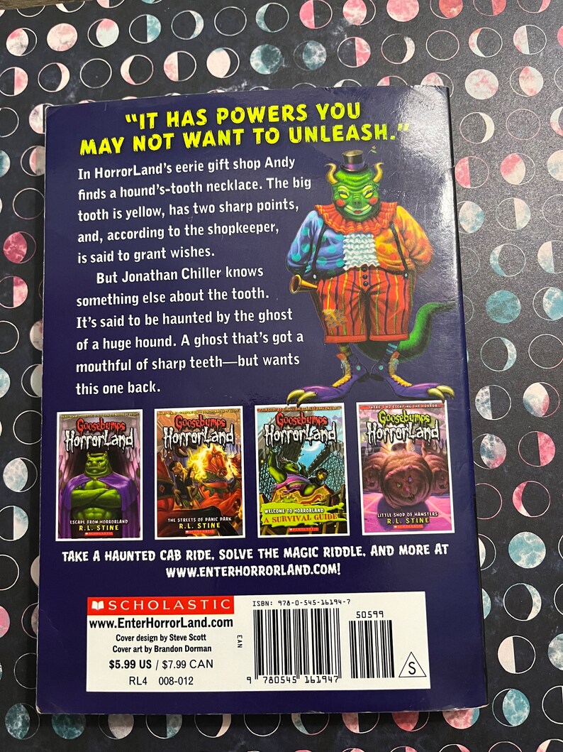Goosebumps Horrorland When the Ghost Dog Howls - Etsy