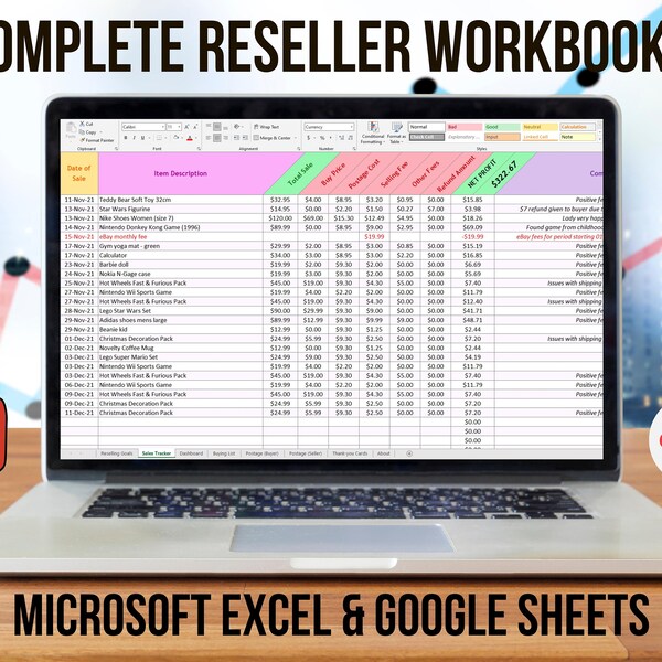 Excel Reselling - Etsy