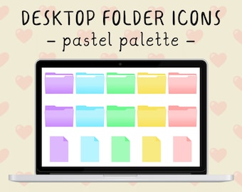 Pastel Icons Windows - Etsy