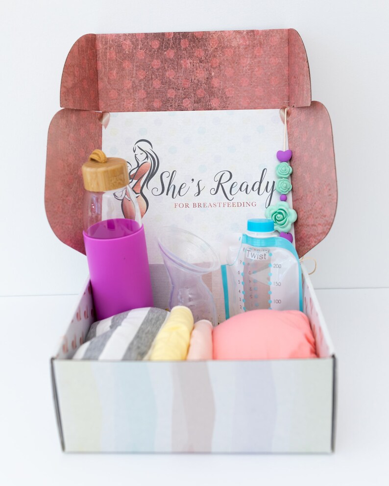 She's Ready for Breastfeeding | This Box Contains 4 Breastfeeding Items ...
