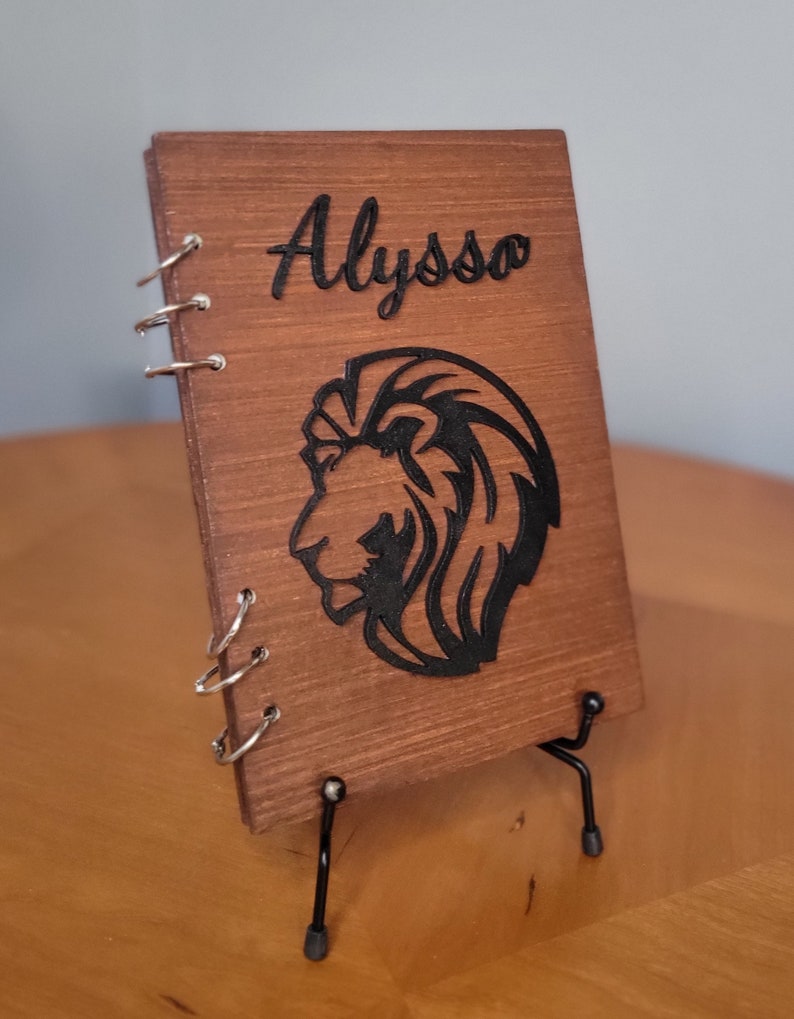 Personalized Wooden Journal Diary Notebook - Etsy