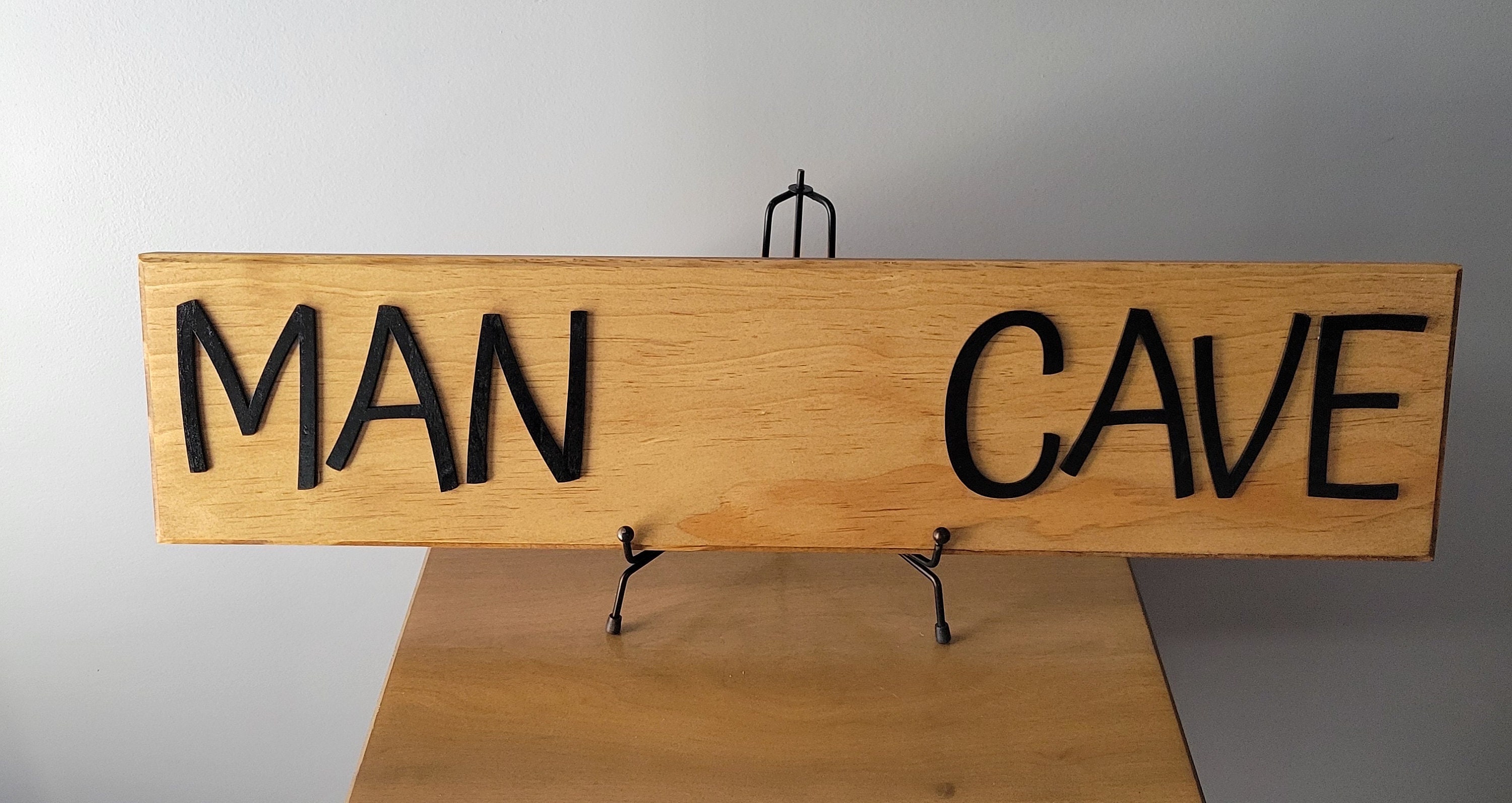Interchangeable Hanging MAN CAVE Signs. Nfl, Ncaa, Mlb, Nba Teams ...