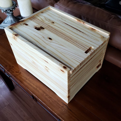 Plain Wooden Storage Box - Etsy