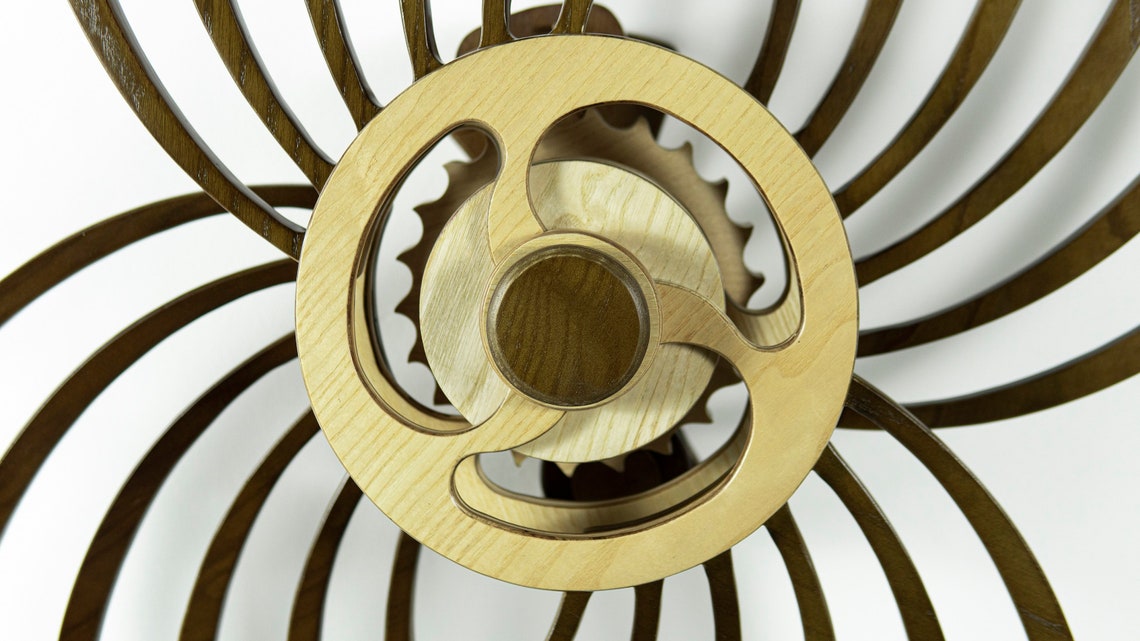 The Infinity Kinetic Sculpture Wooden Kinetic Sculpture Art - Etsy