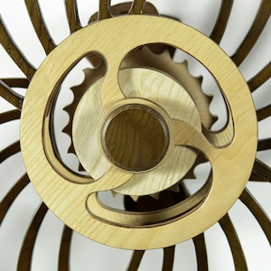 The Infinity Kinetic Sculpture, Wooden Kinetic Sculpture, Art for ...