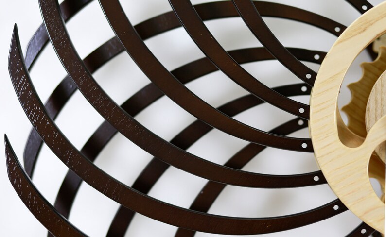 The Infinity kinetic sculpture Wooden kinetic sculpture wall | Etsy