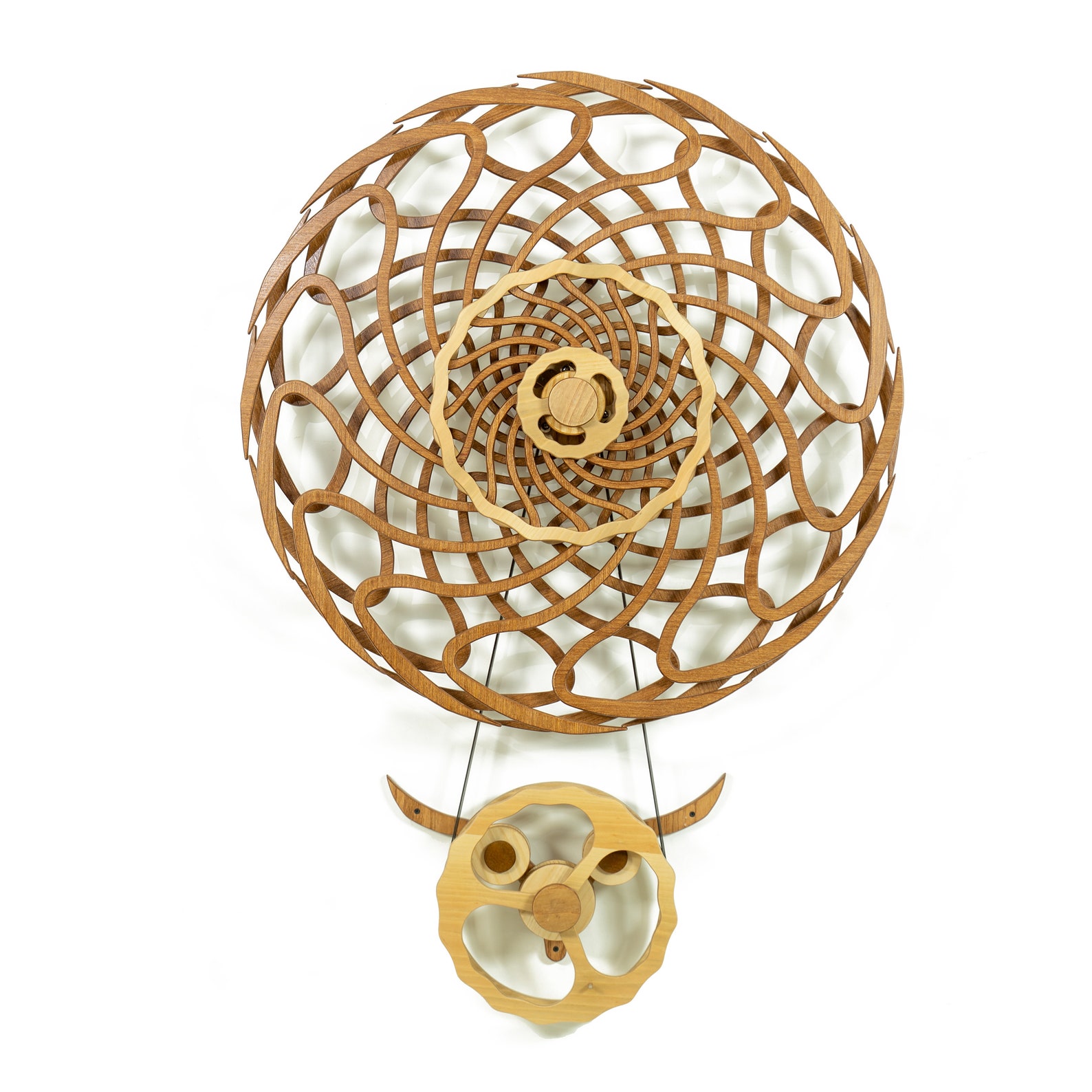 The Mandala Focus I - the Mandala Wooden Kinetic Sculpture - Wooden ...