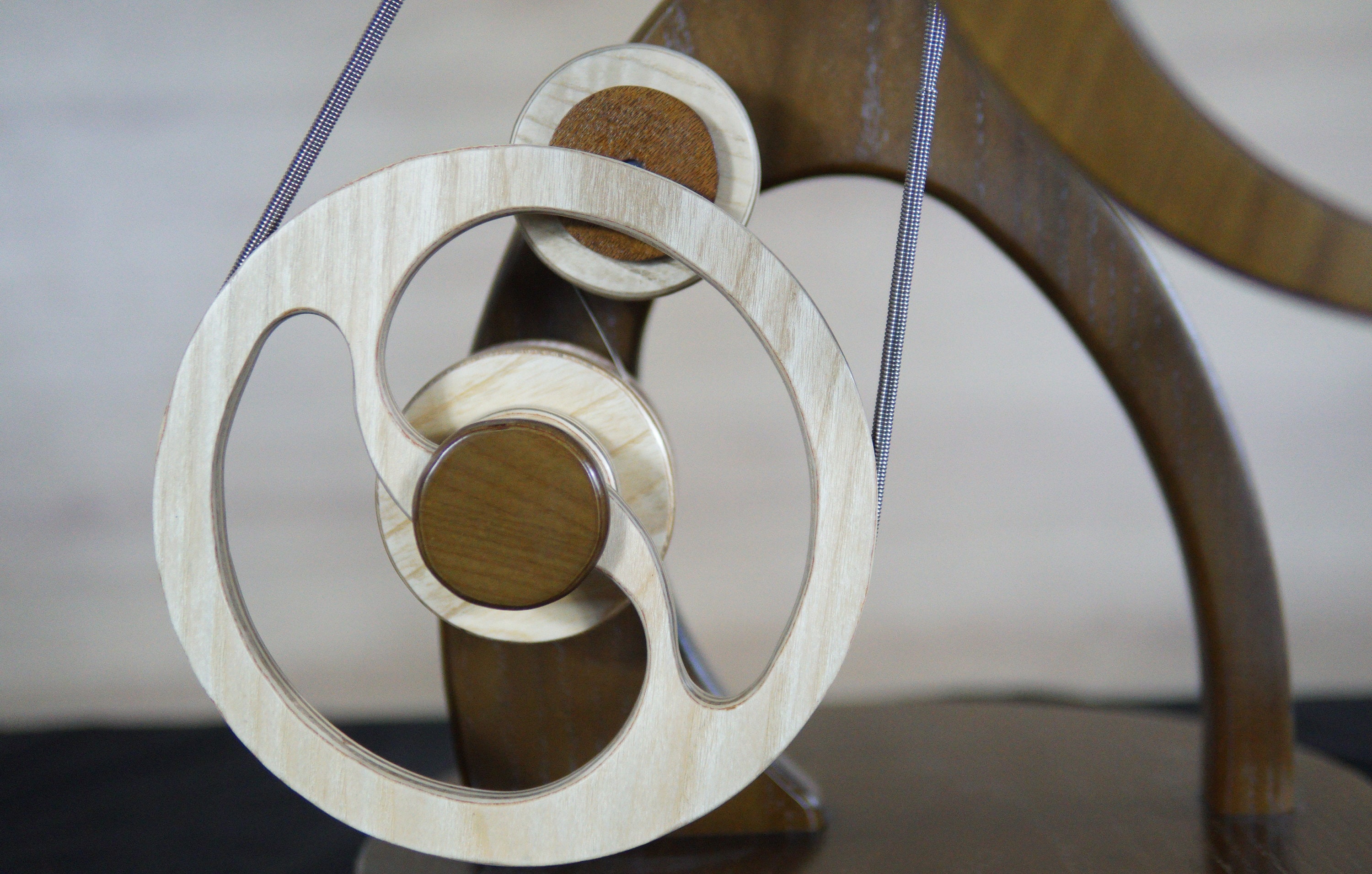 Tango Wooden Kinetic Sculpture for Table Office Kinetic - Etsy Canada