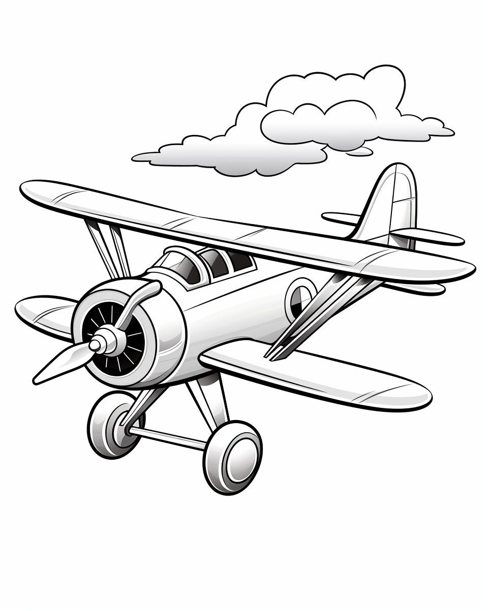 Transportation Kids Coloring Pages: 50 Pages of Fun and Engaging Cars ...