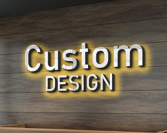 Backlit Logo Sign | Etsy