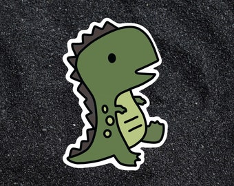 Don't Panic Super Mario Worried Yoshi Sticker Green - Etsy