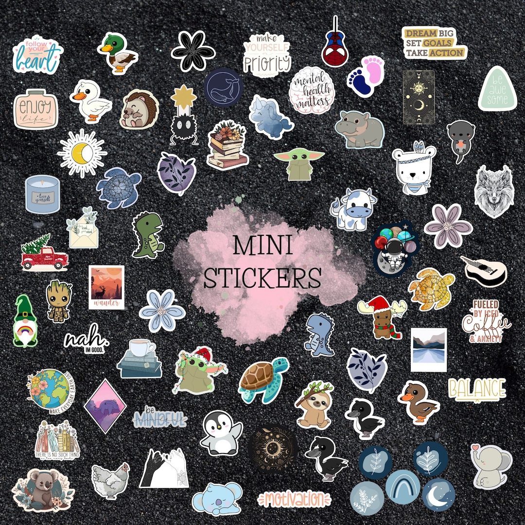 Mini Stickers - Etsy