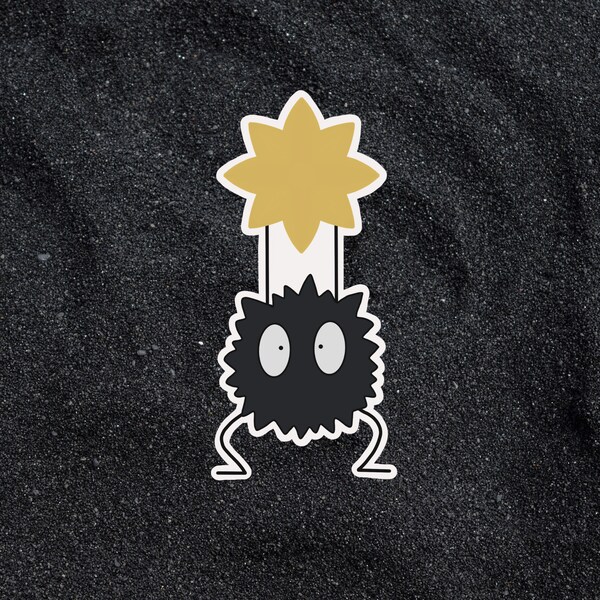 Soot Sprite Car Sticker - Etsy UK