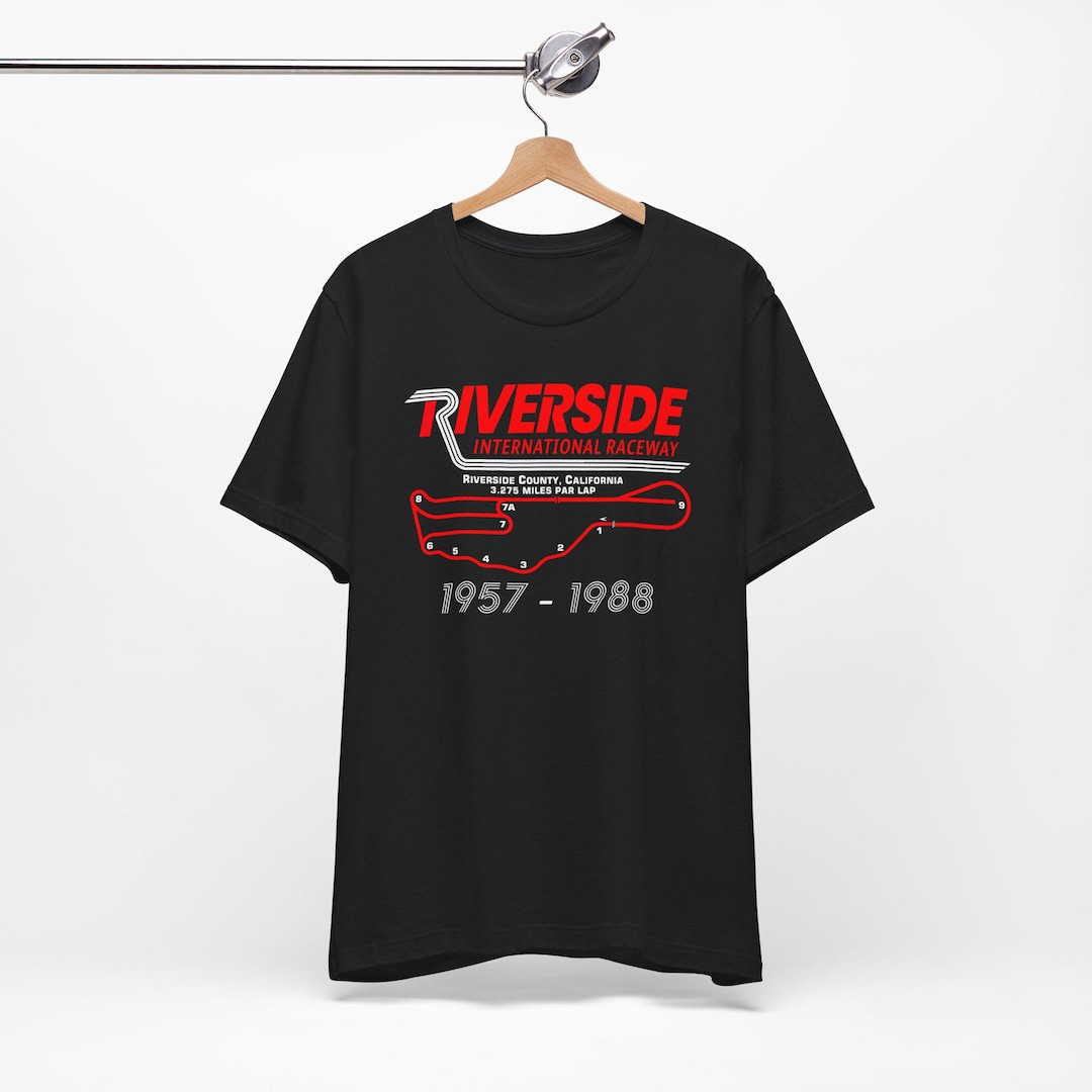 Riverside International Raceway T-shirt, Defunct Calif. Race Track Cart ...