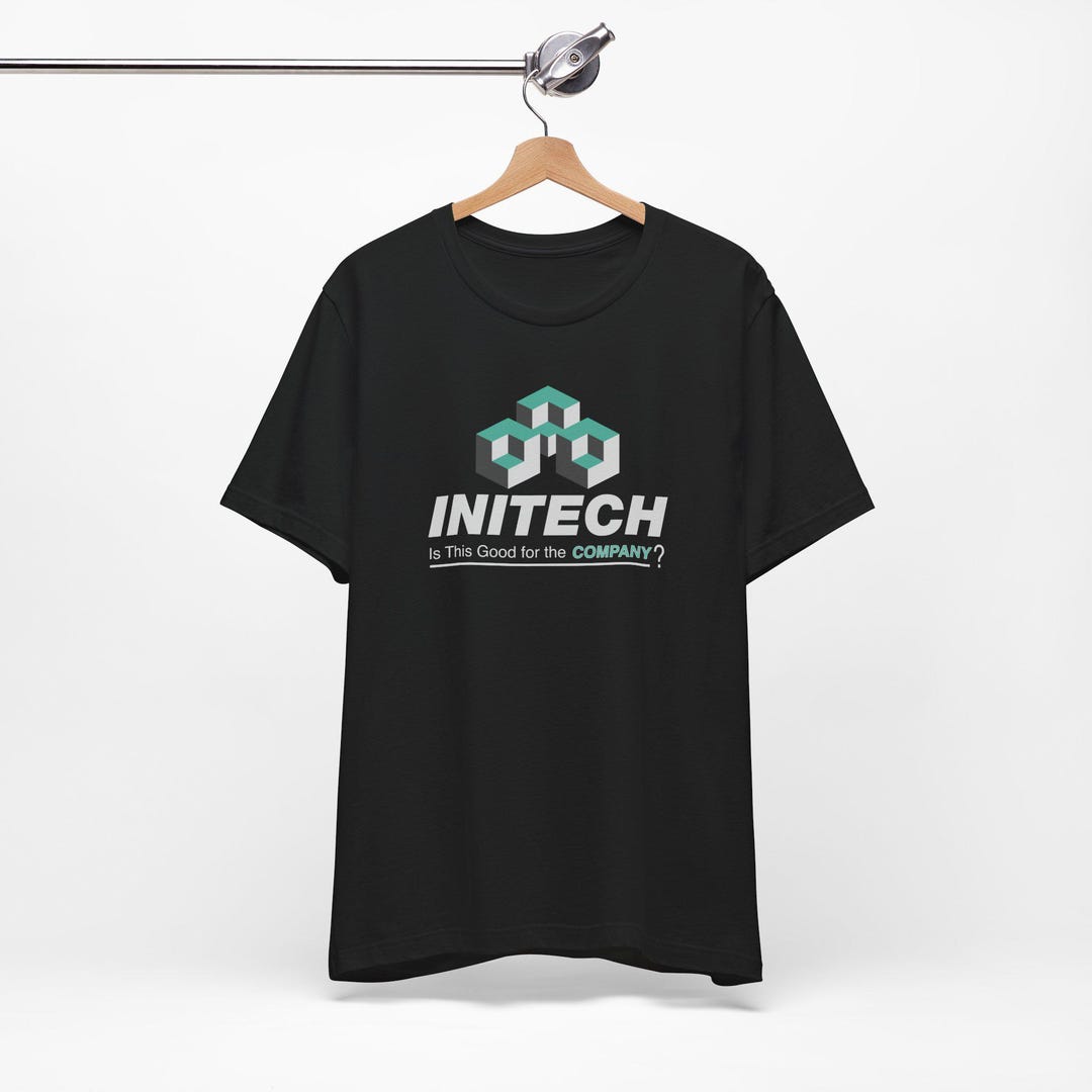 Initech T-shirt Office Space Lumbergh IT Computer Nerd Milton Corporate ...