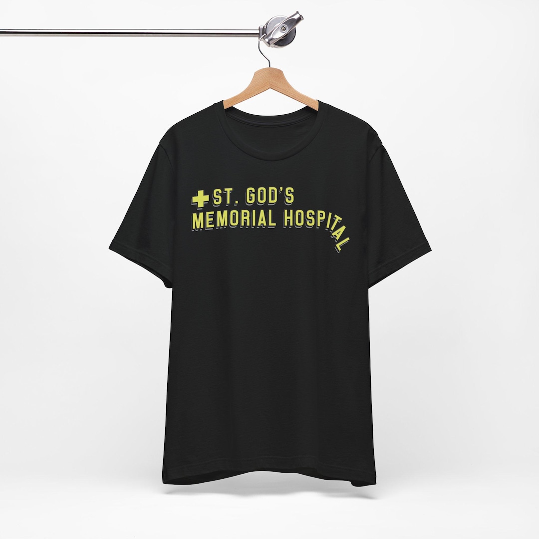 St. God's Memorial Hospital T-shirt Brawndo, Idiocracy Parody - Etsy