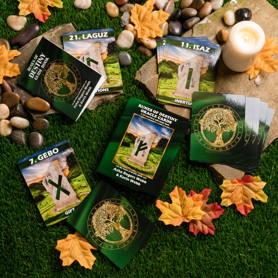 New: Runes of Destiny Oracle Cards - Etsy