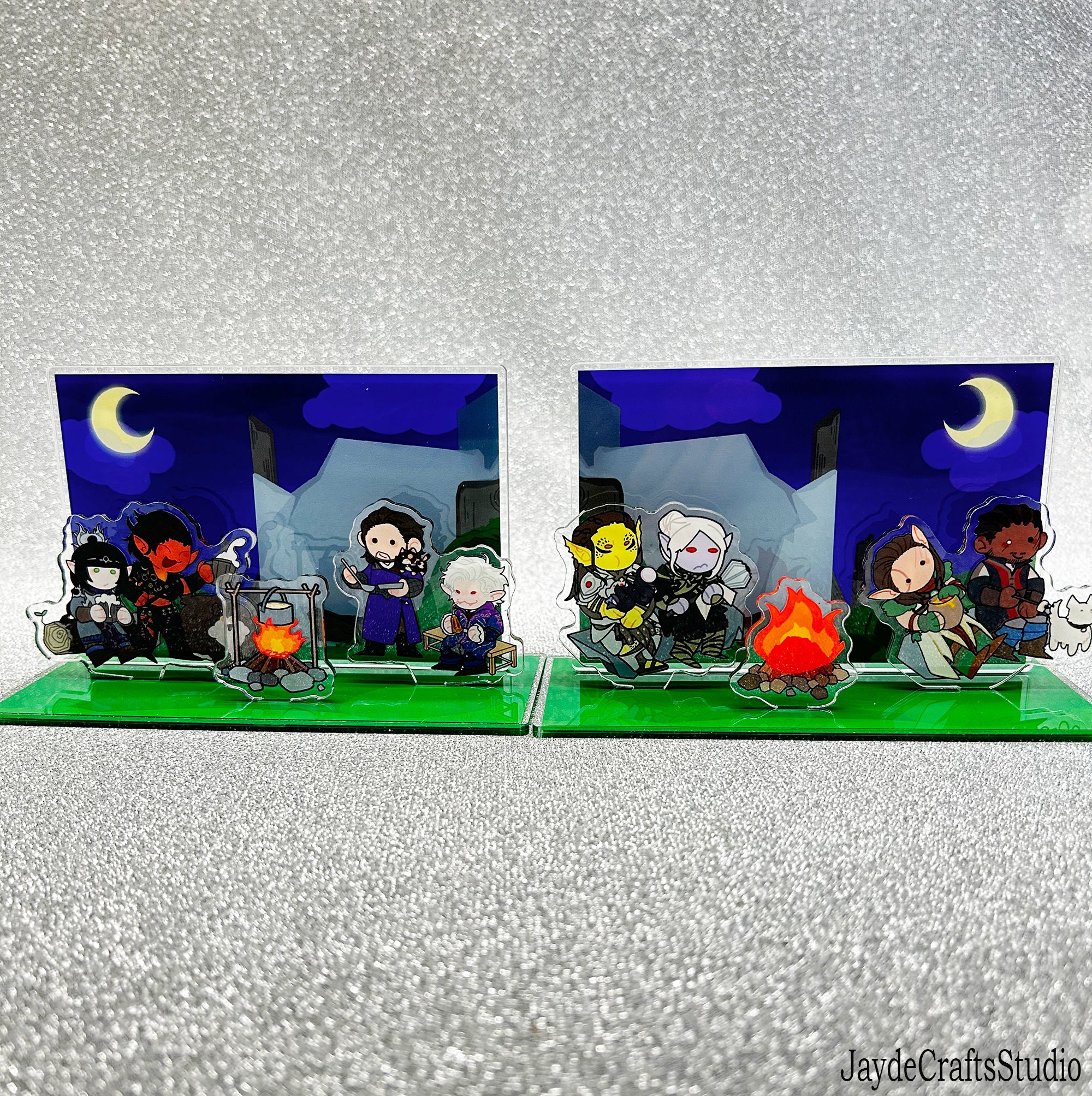 Baldur's Gate 3 Camp Standing Sign, Astarion, Gale, Laezel, Karlach ...