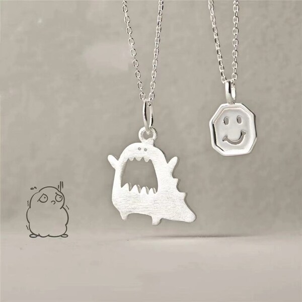 Monster Necklace - Etsy