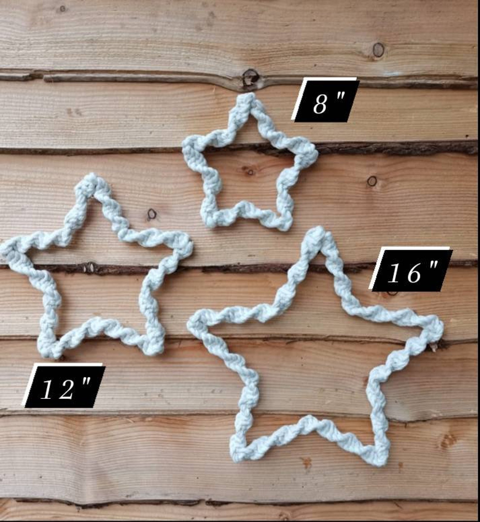 Handmade Macramé Star, Made From 100% Cotton - Etsy