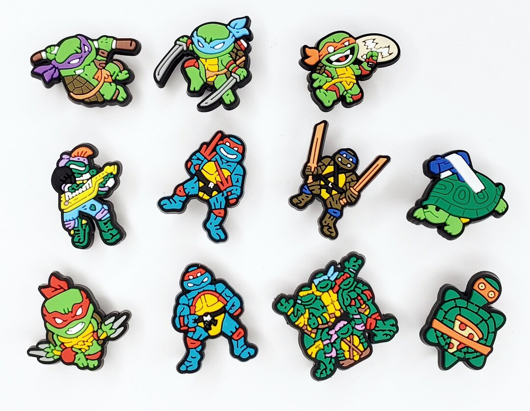 Tmnt Croc Charms Resin Shoe Charm shoe Clips Cool Charms for Clogs Shoe ...