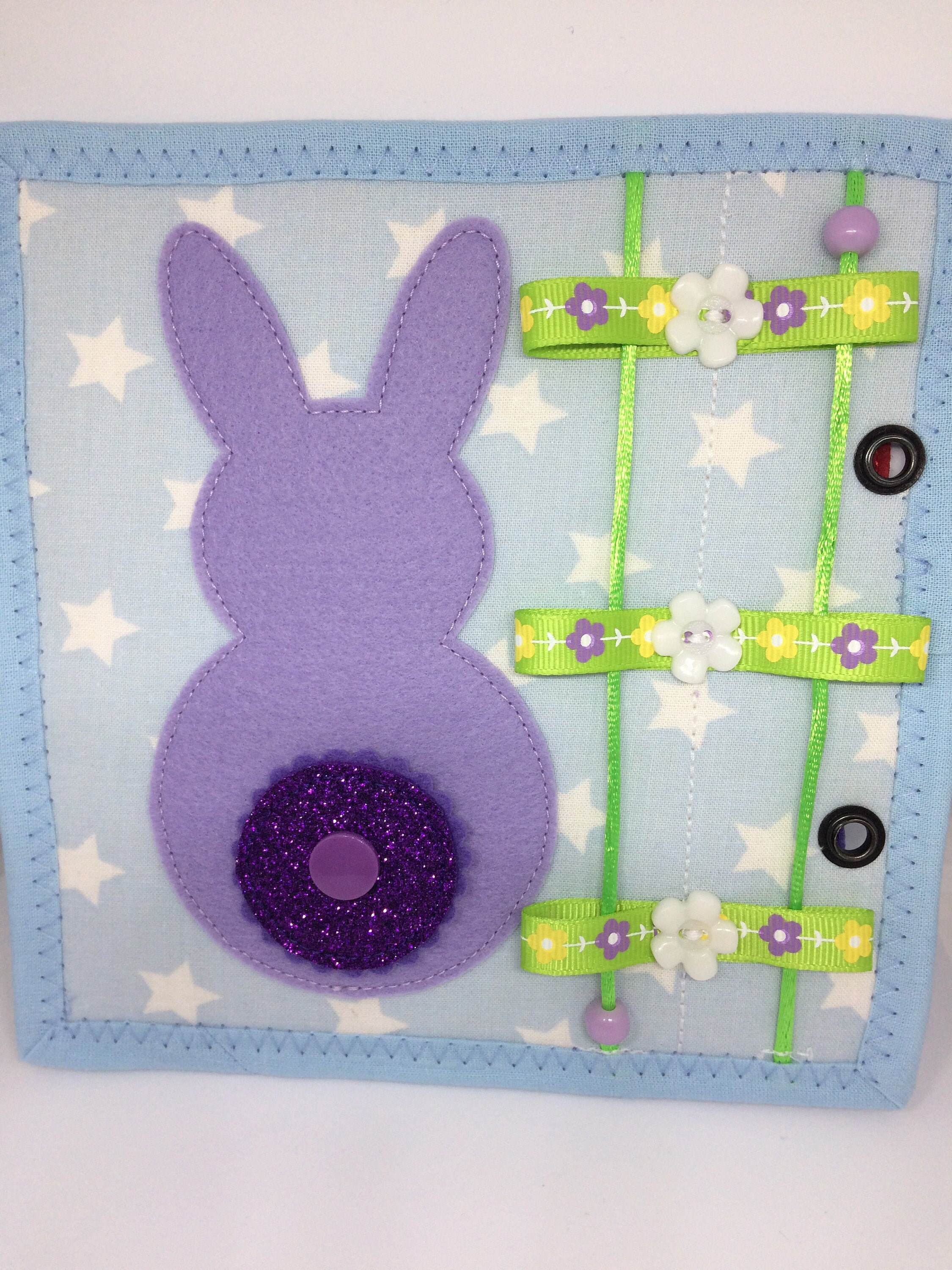 Quiet Book Page Printable Pattern and Tutorial Bunny | Etsy