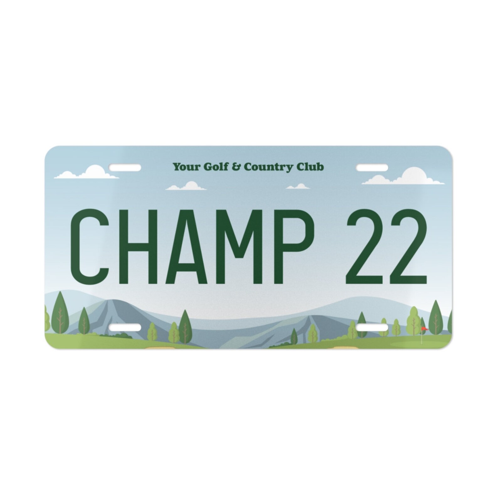 Golf Cart Vanity License Plate Personalized License Plate for - Etsy