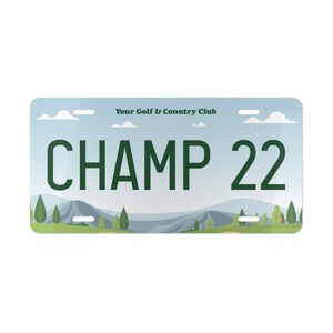Golf Cart Vanity License Plate, Personalized License Plate for Golfer ...