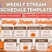Pumpkin Spice Twitch Youtube Weekly Stream Schedule Social Media ...