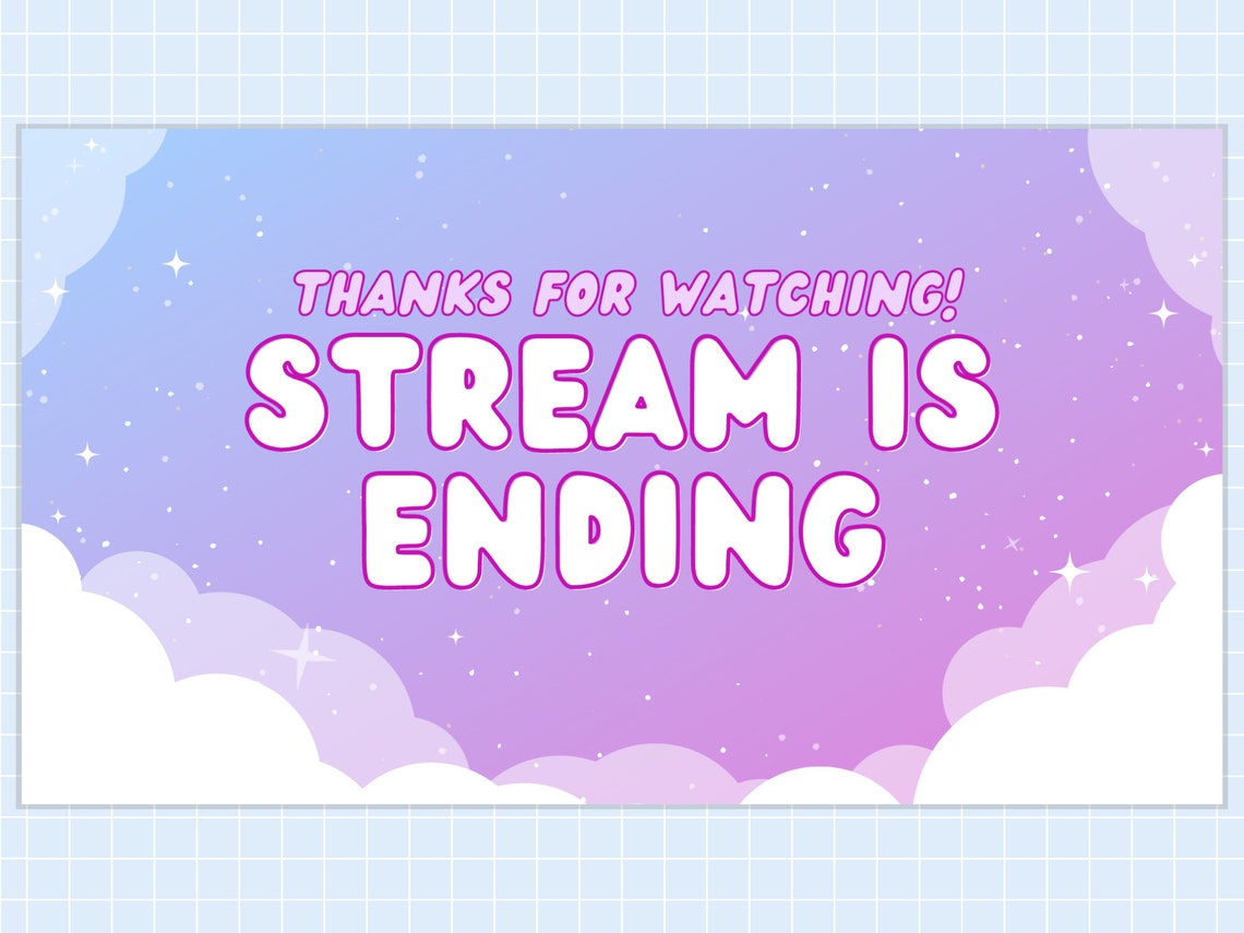 4 Animated Twitch Screens Starry Sky Celestial Star - Etsy