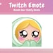 Twitch Emote - Comfy, Blanket, Cozy Emotes | Blonde Hair | Stream Emote ...
