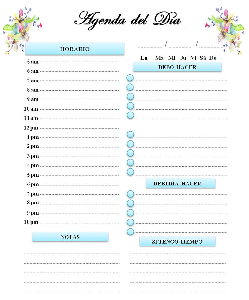 Imprimible Diario De Vida, Calendario, Finanzas, Hábitos, Gratitud - Etsy