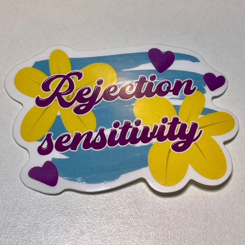 Rejection Sensitivity X 2 Water Bottle Decal Laptop Sticker Laminated ...