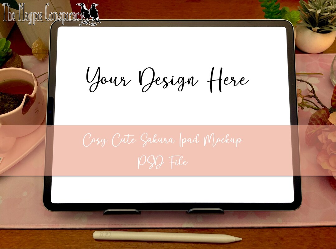 Digital Download iPad Mockup Cosy Cute Style Mockups for Selling ...