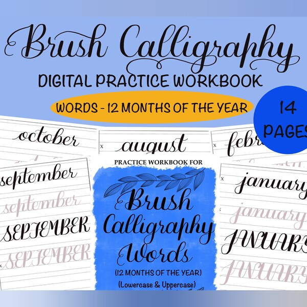 Calligraphy Book - Etsy