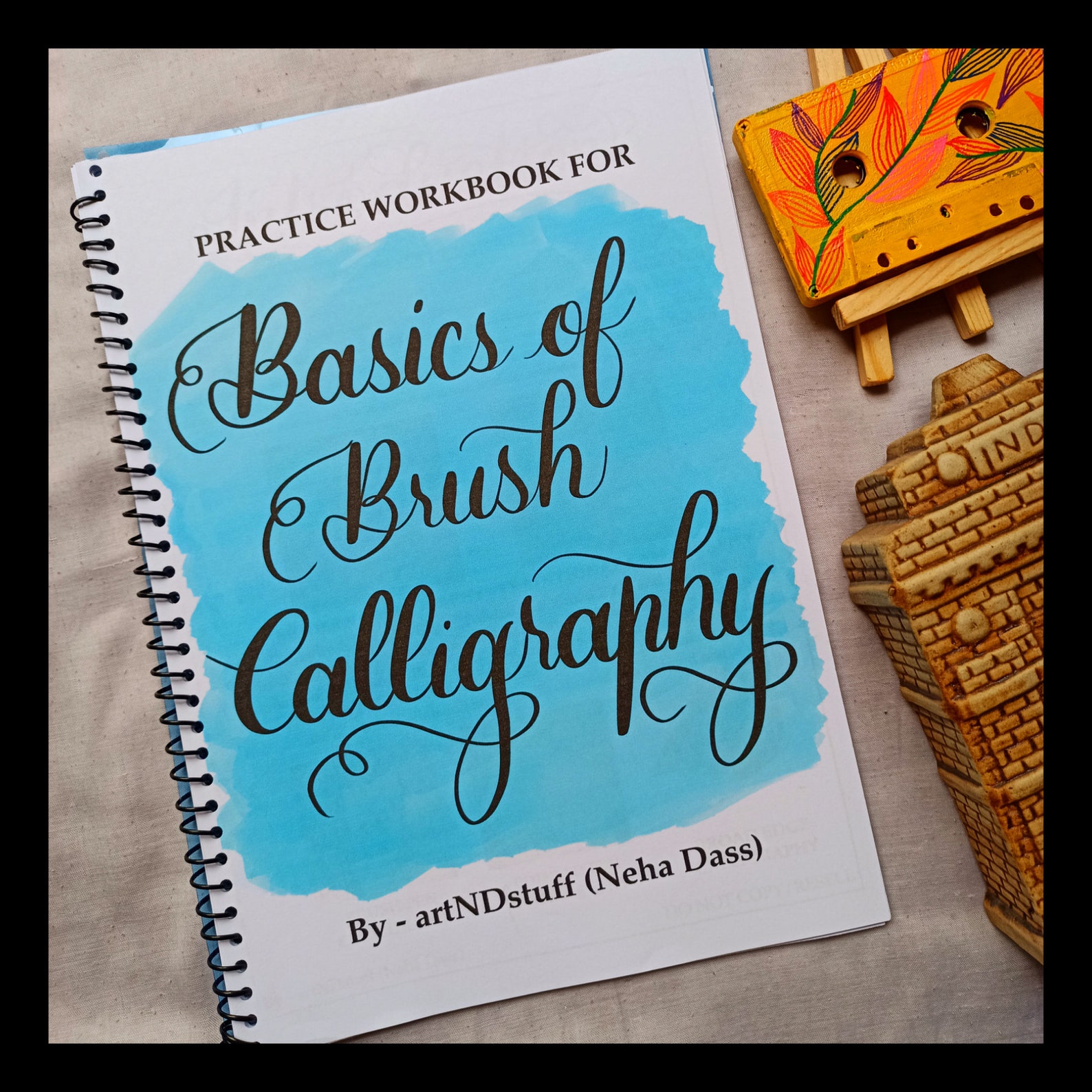 Brush Lettering Printable Calligraphy Worksheets basics of - Etsy