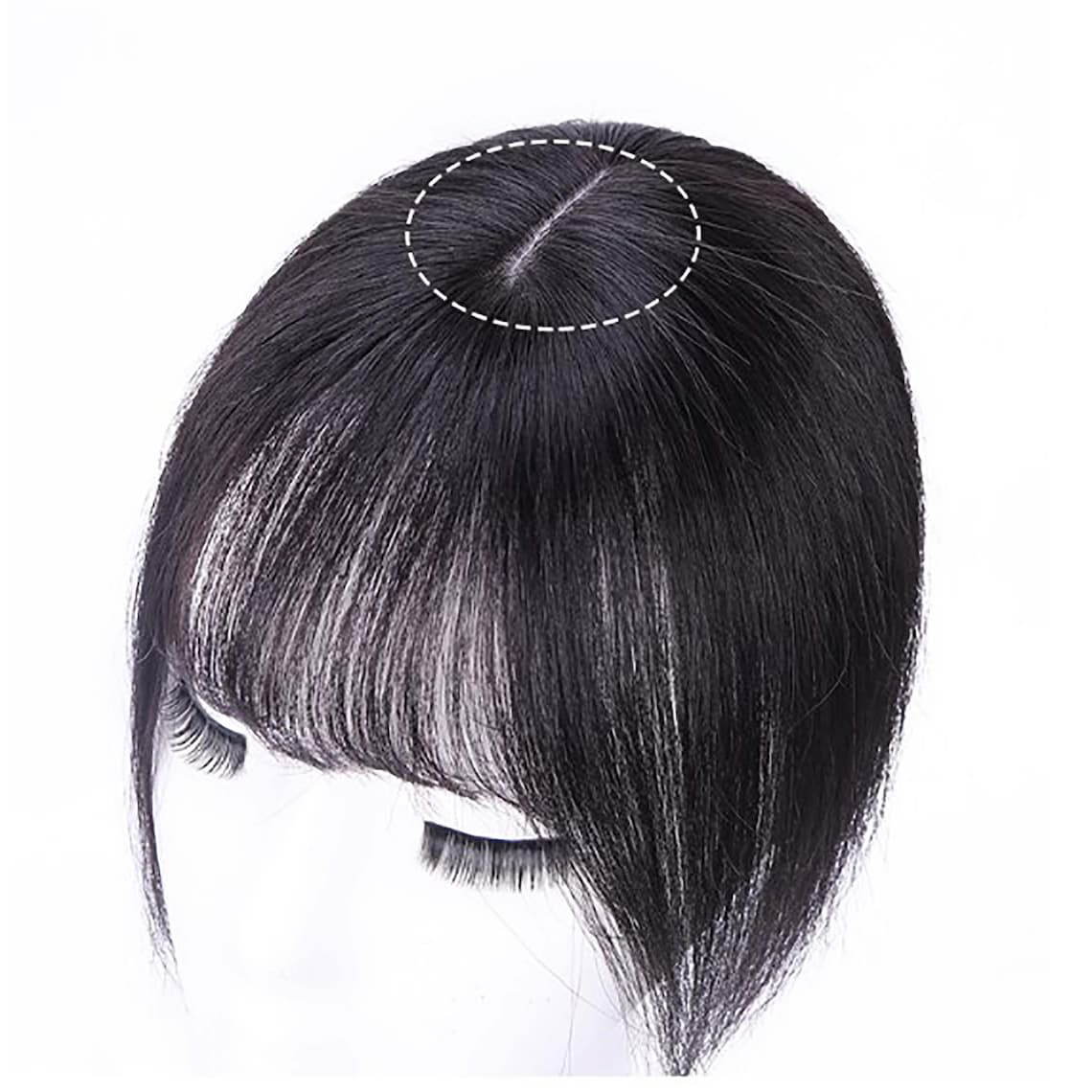 Hair Toppers With Bangs Hair Extensionclip in Hair - Etsy
