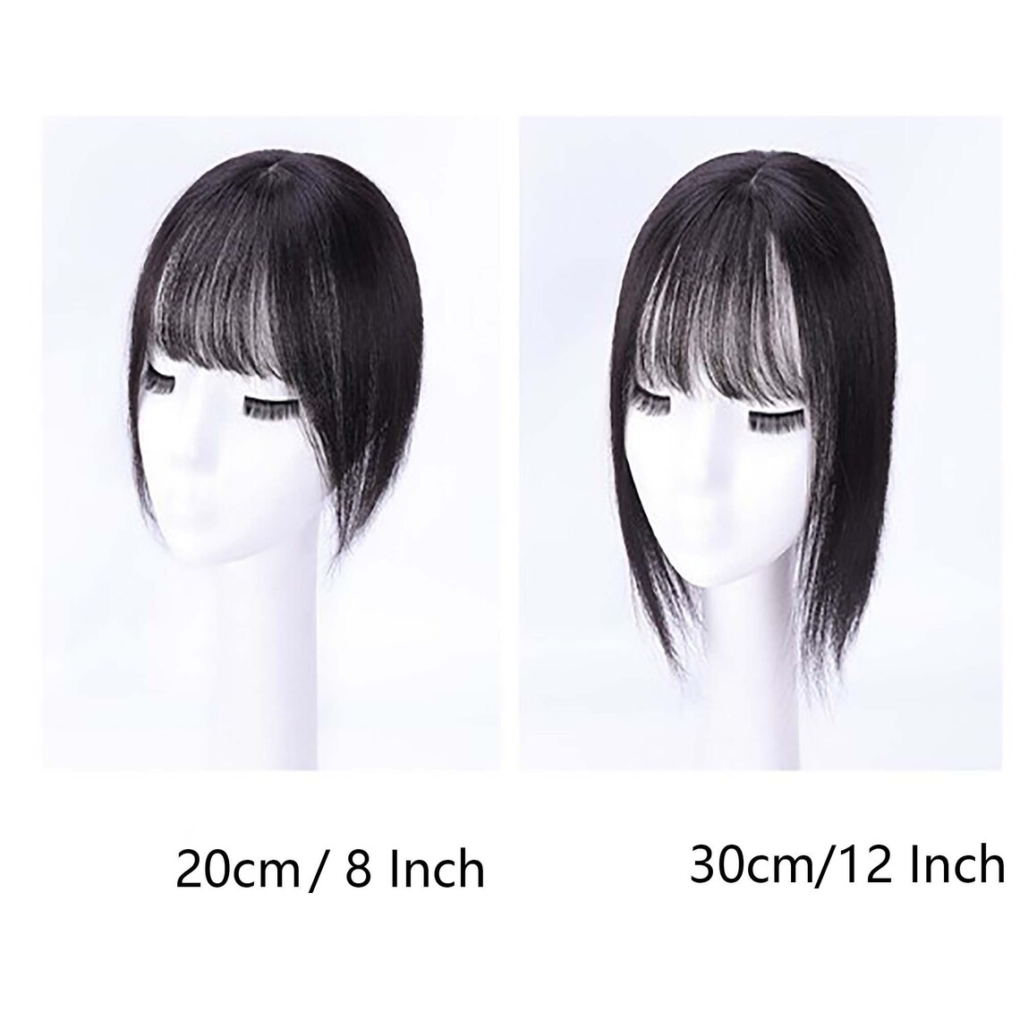 Hair Toppers With Bangs Hair Extensionclip in Hair - Etsy