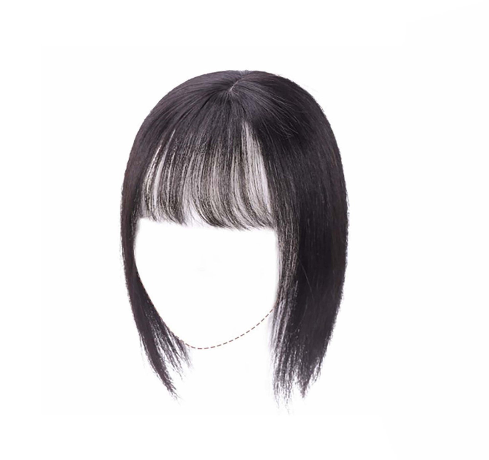 Hair Toppers With Bangs Hair Extensionclip in Hair - Etsy