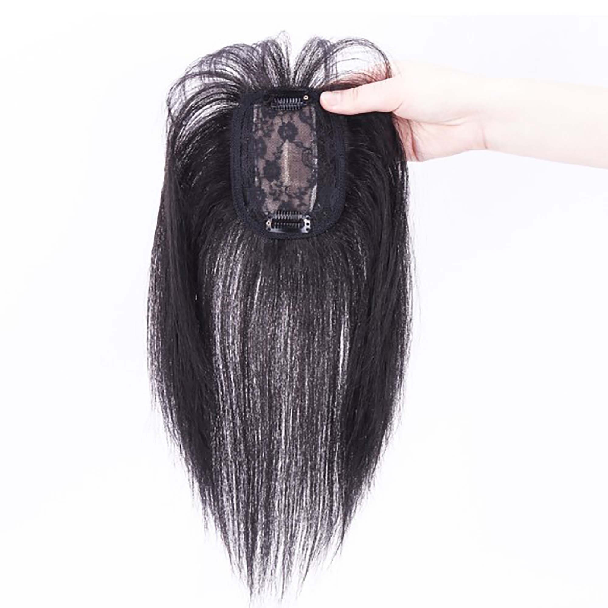 Hair Toppers With Bangs Hair Extensionclip in Hair - Etsy